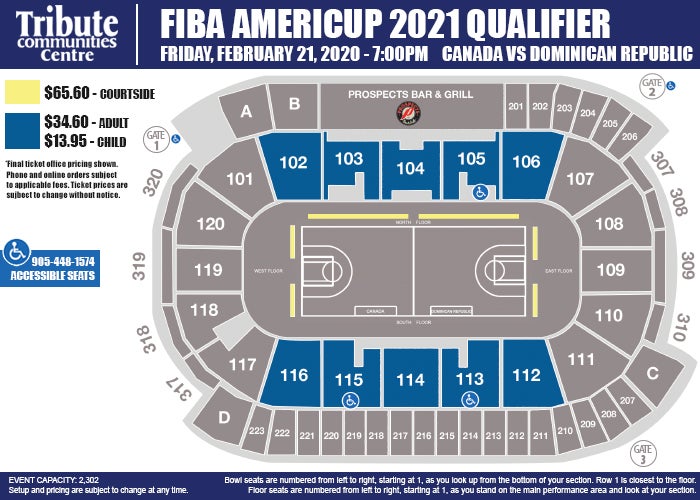 FIBA AmeriCup 2021 Qualifier - RELOCATED | Tribute Communities Centre