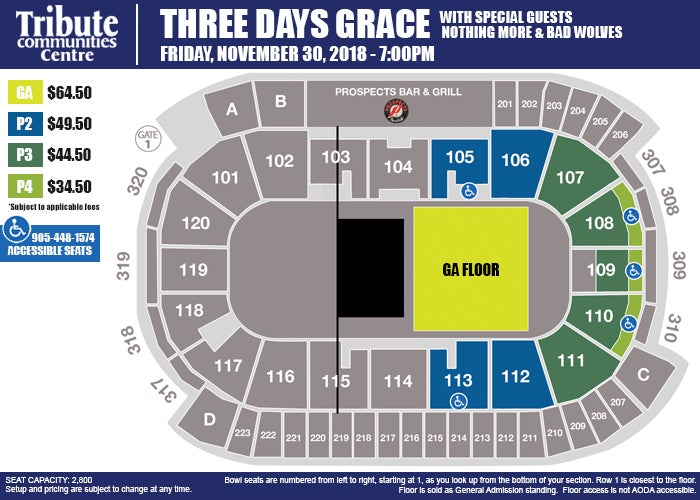 Three Days Grace | Tribute Communities Centre