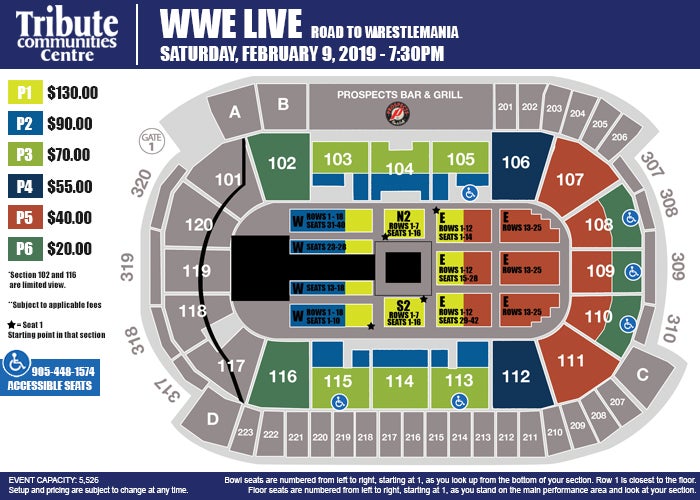 WWE Live | Tribute Communities Centre